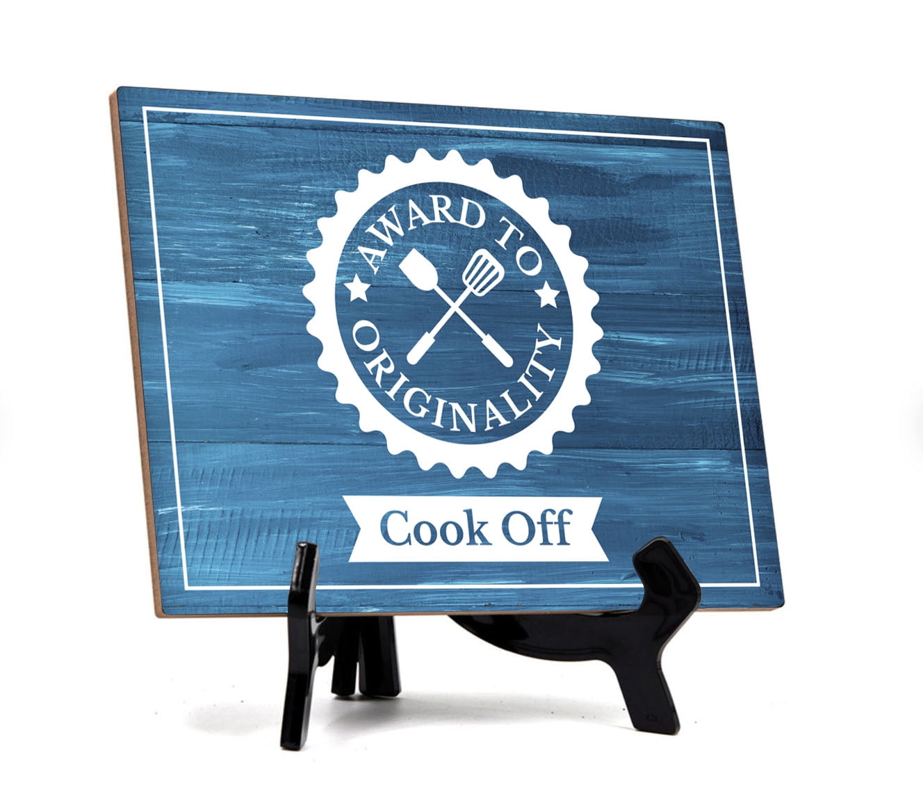 Signs ByLITA Award to Originality Cook Off, Table Sign with Acrylic ...