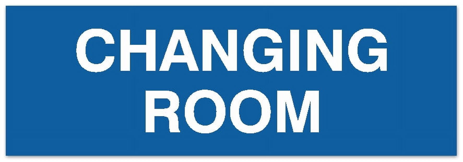 Signs ByLITA Basic Changing Room Sign | Easy Installation | Durable ...