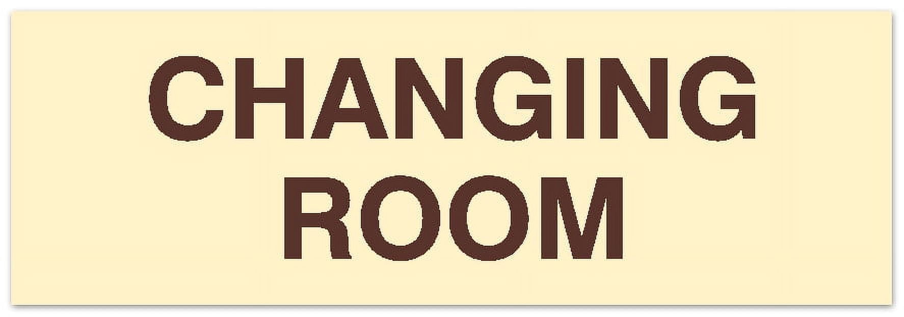 Signs ByLITA Basic Changing Room Sign | Easy Installation | Durable ...