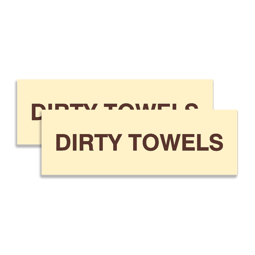 Signs ByLITA Basic Dirty Towels Sign | Laundry Room or Spa Organization ...