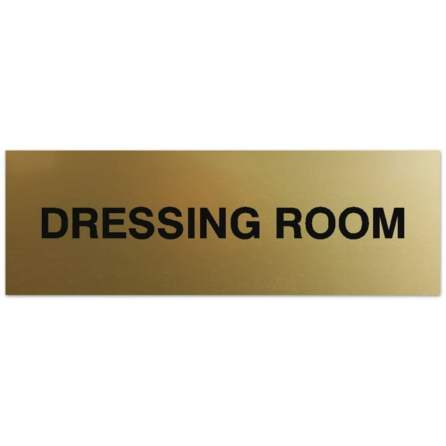 Signs ByLITA Basic Dressing Room Sign - Laser-Engraved Lettering ...