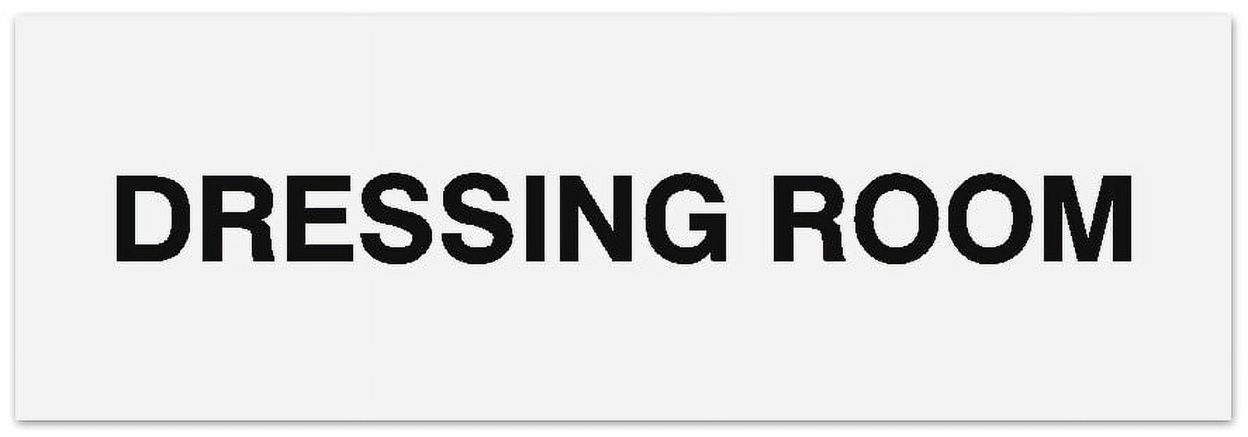 Signs ByLITA Basic Dressing Room Sign - Laser-Engraved Lettering ...