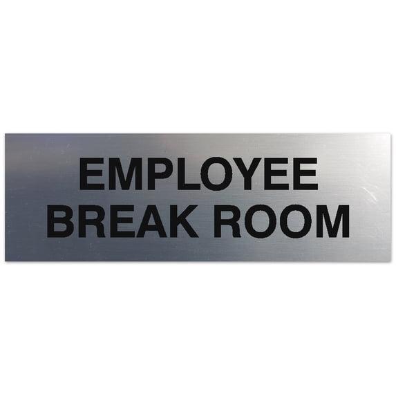 Signs ByLITA Basic Employee Break Room Sign | Easy Installation ...