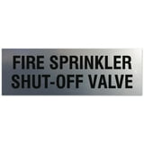 Signs ByLITA Basic Fire Sprinkler Shut Off Sign | Easy Installation ...