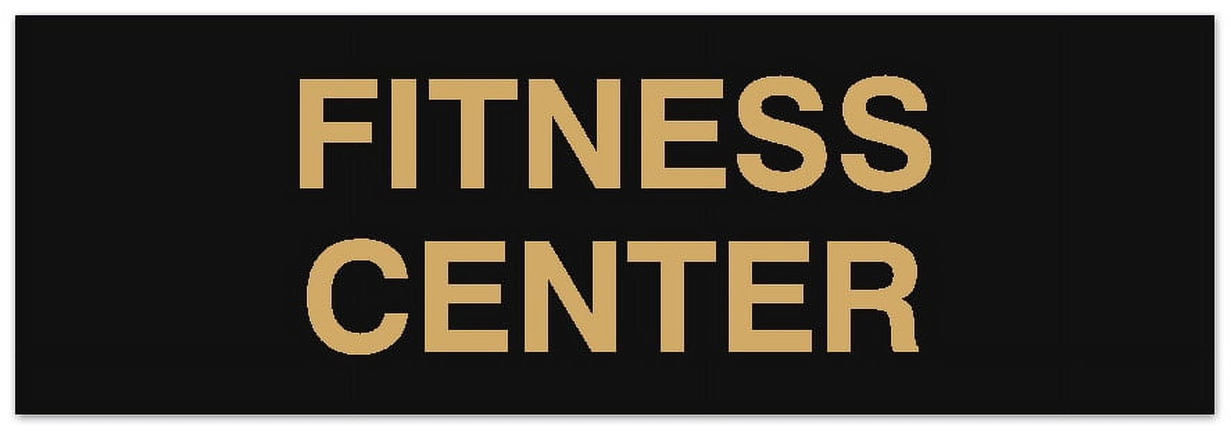 Signs ByLITA Basic Fitness Center Sign - Laser-Engraved Lettering ...