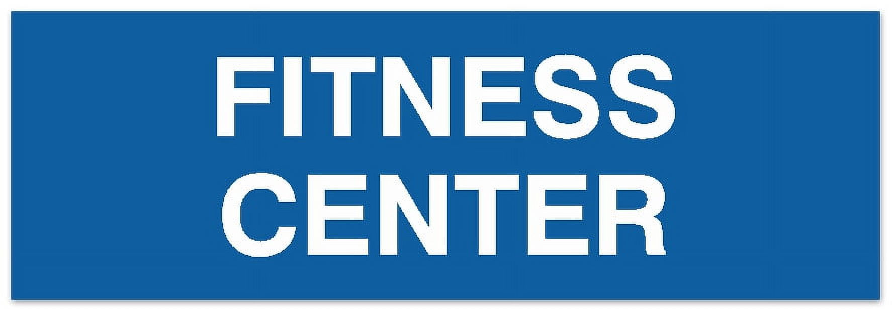 Signs ByLITA Basic Fitness Center Sign - Laser-Engraved Lettering ...
