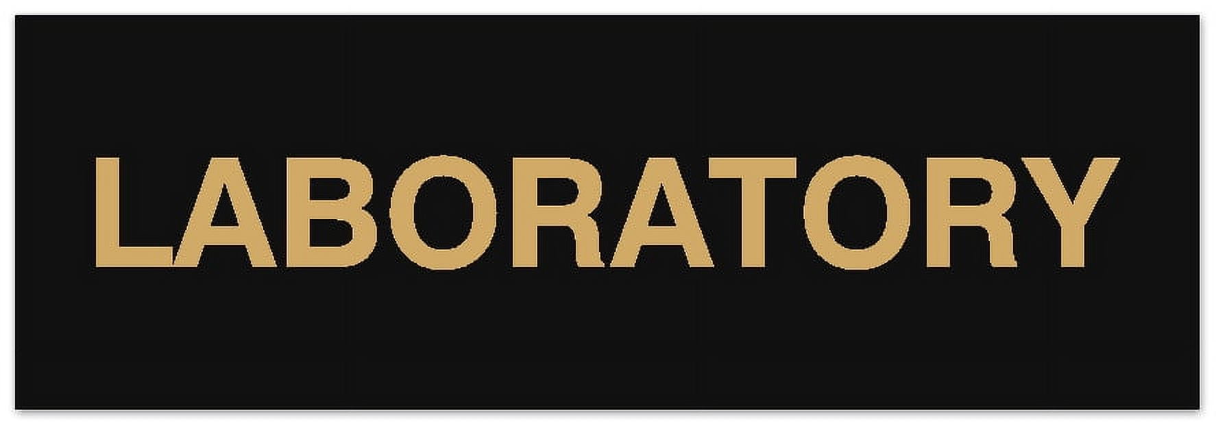 Signs ByLITA Basic Laboratory Sign - Laser-Engraved Lettering | Durable ...