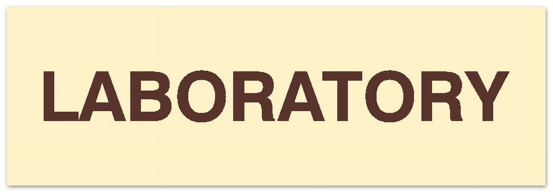 Signs ByLITA Basic Laboratory Sign - Laser-Engraved Lettering | Durable ...