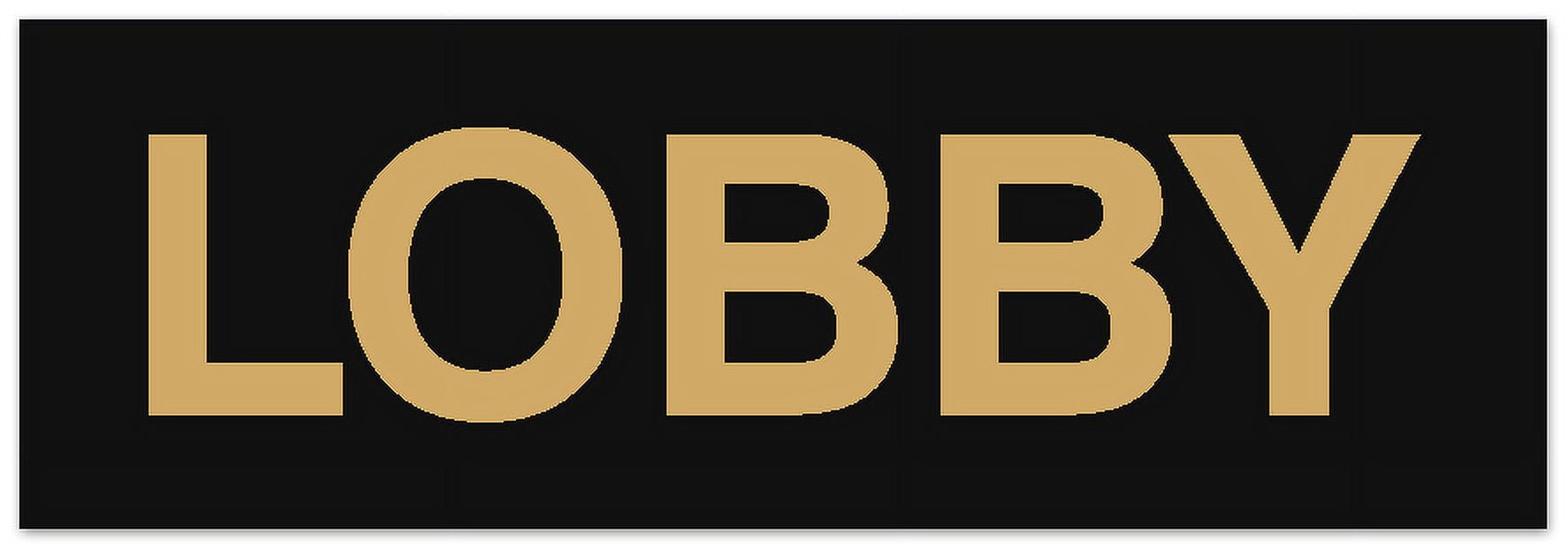 Signs ByLITA Basic Lobby Sign - Easy Installation | Durable Material ...