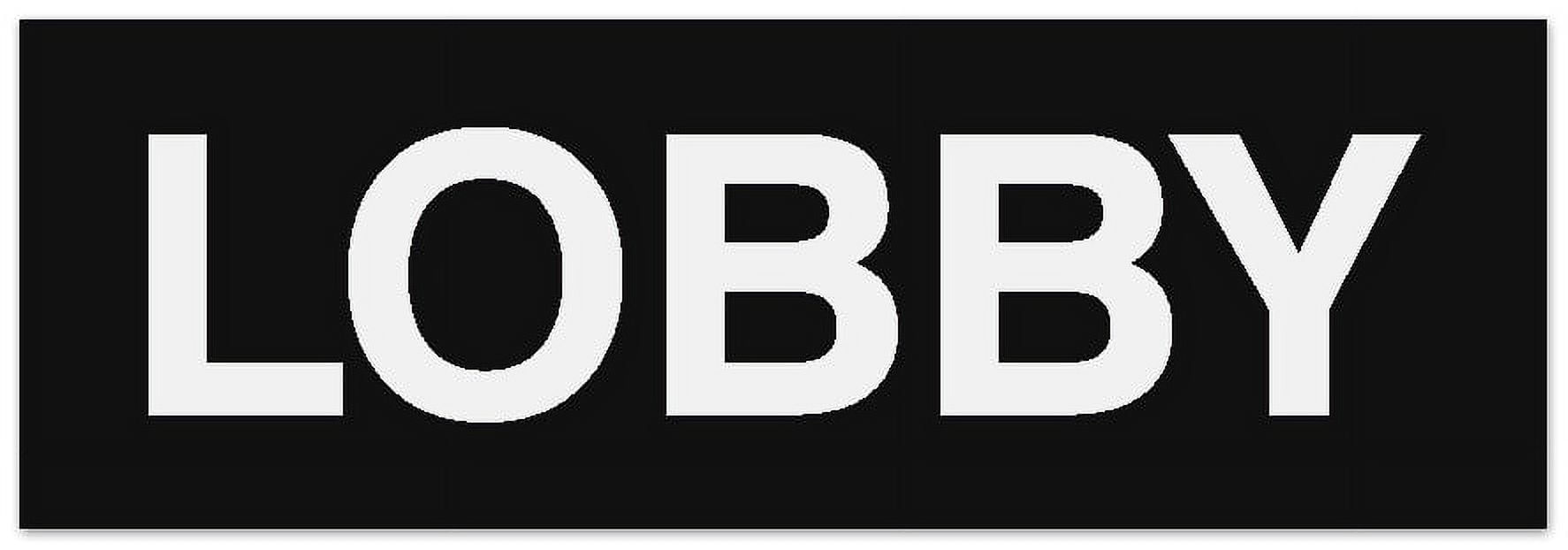 Signs ByLITA Basic Lobby Sign - Easy Installation | Durable Material ...