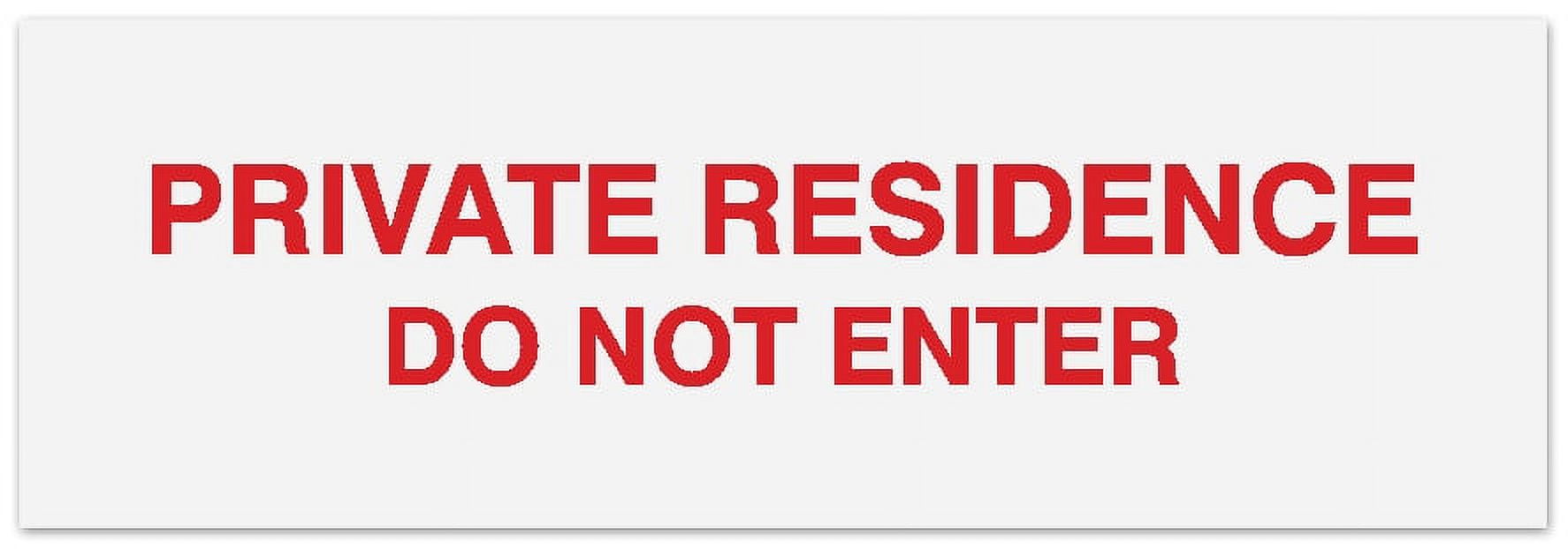 Signs ByLITA Basic Private Residence Do Not Enter Sign - Laser-Engraved ...