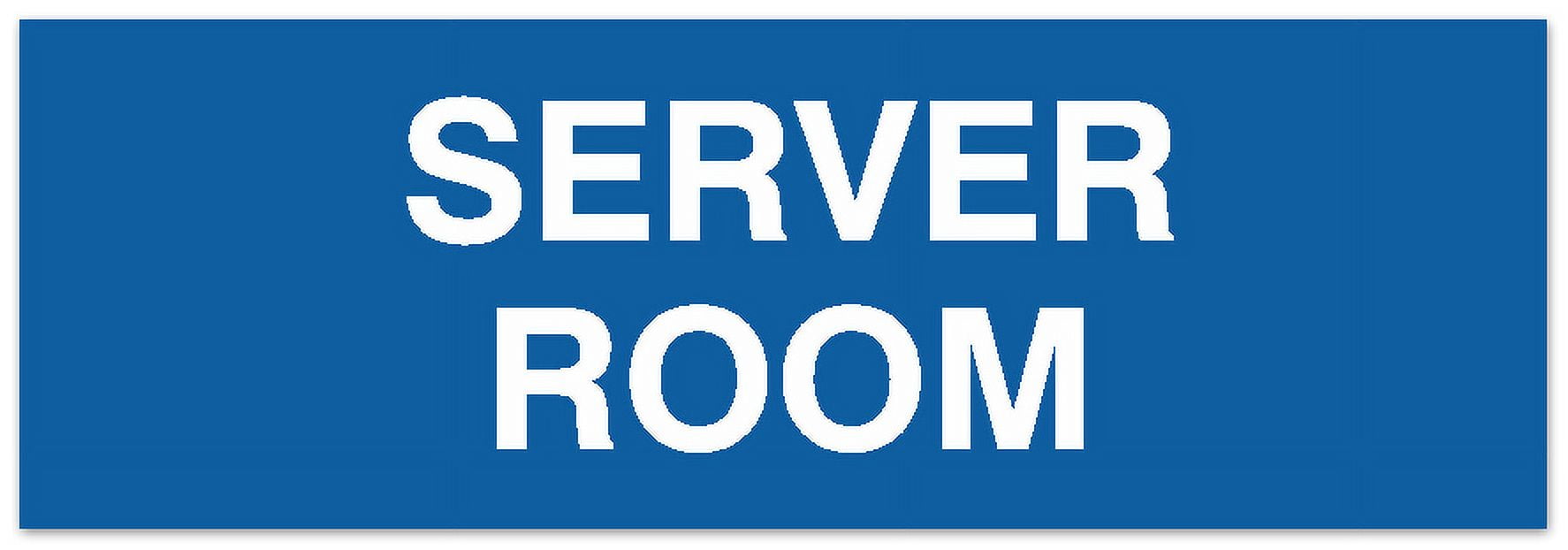 Signs ByLITA Basic Server Room Sign - Laser-Engraved Lettering ...