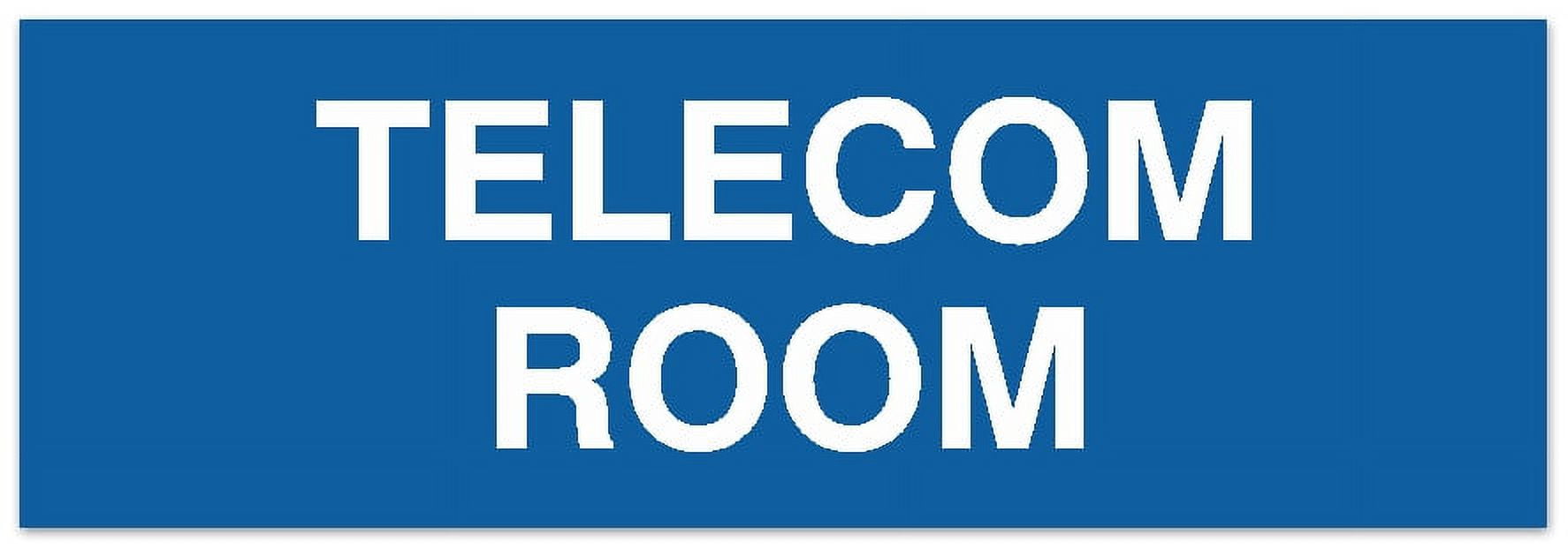 Signs ByLITA Basic Telecom Room Sign - Laser-Engraved Lettering ...
