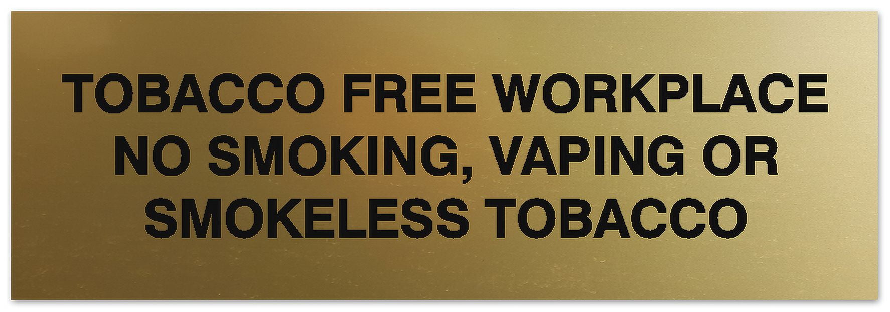 Signs ByLITA Basic Tobacco Free Workplace No smoking, vaping or ...