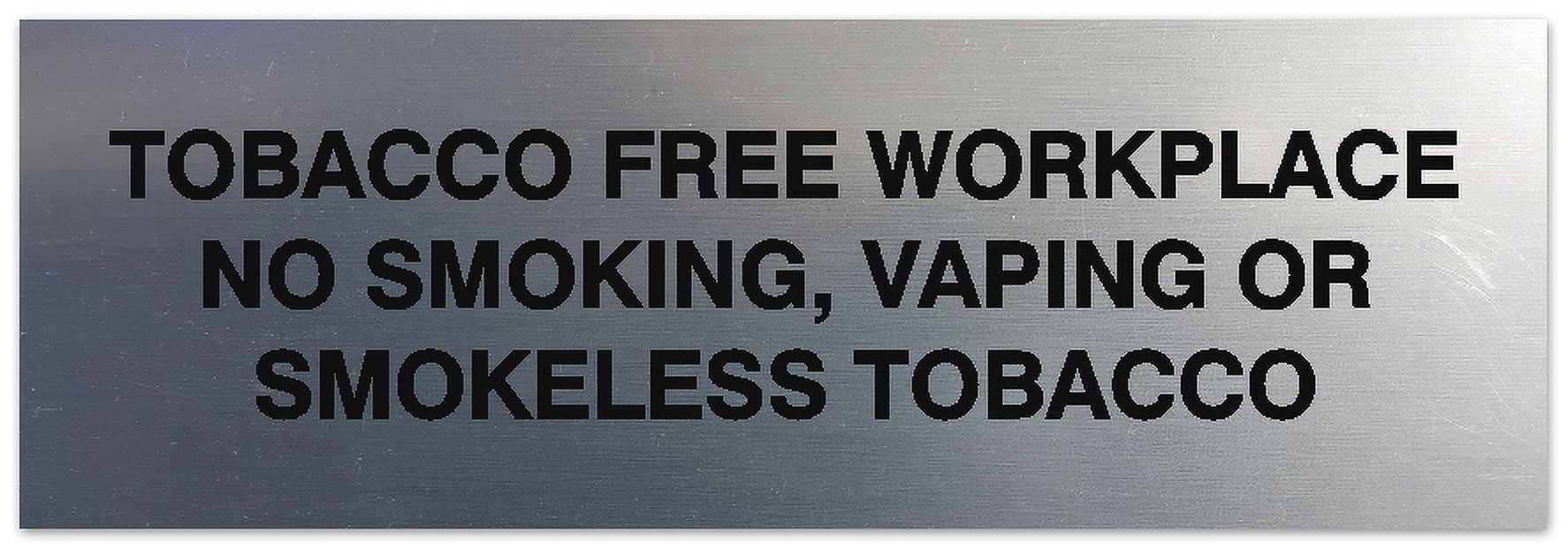 Signs ByLITA Basic Tobacco Free Workplace No smoking, vaping or ...