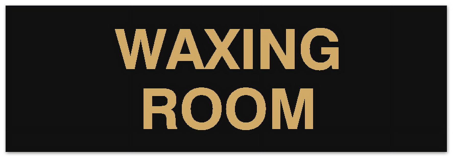 Signs ByLITA Basic Waxing Room Sign - Laser-Engraved Lettering ...