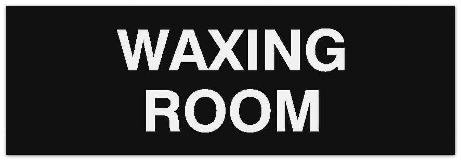Signs ByLITA Basic Waxing Room Sign - Laser-Engraved Lettering ...