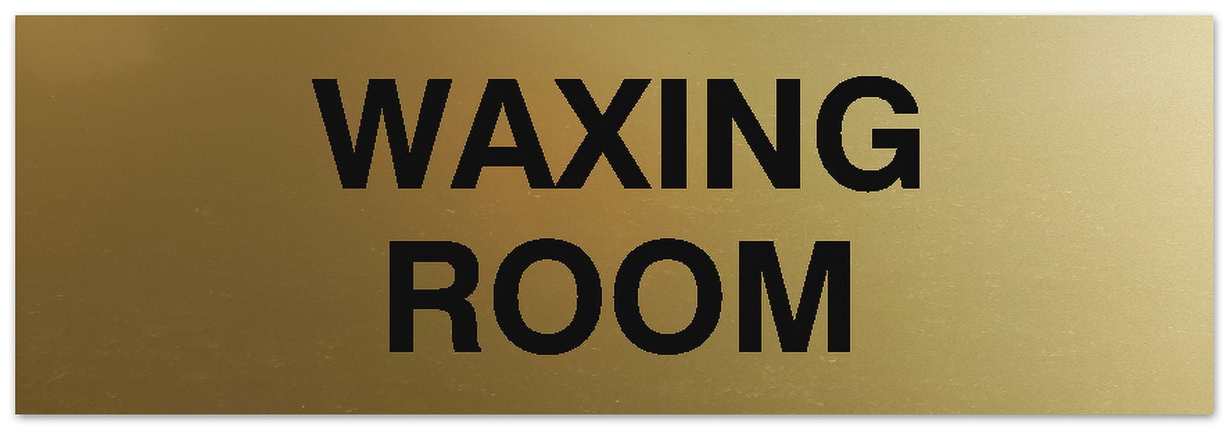 Signs ByLITA Basic Waxing Room Sign - Laser-Engraved Lettering ...