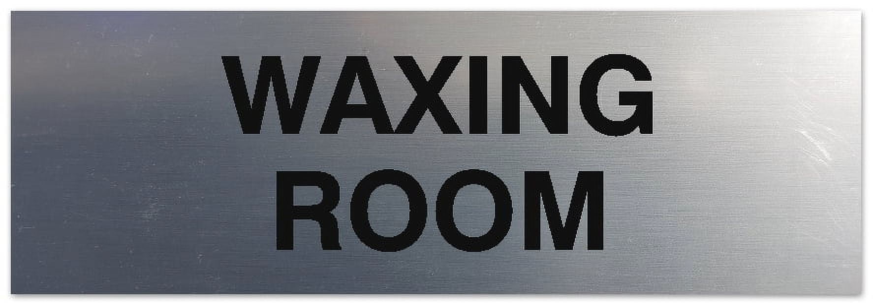 Signs ByLITA Basic Waxing Room Sign - Laser-Engraved Lettering ...