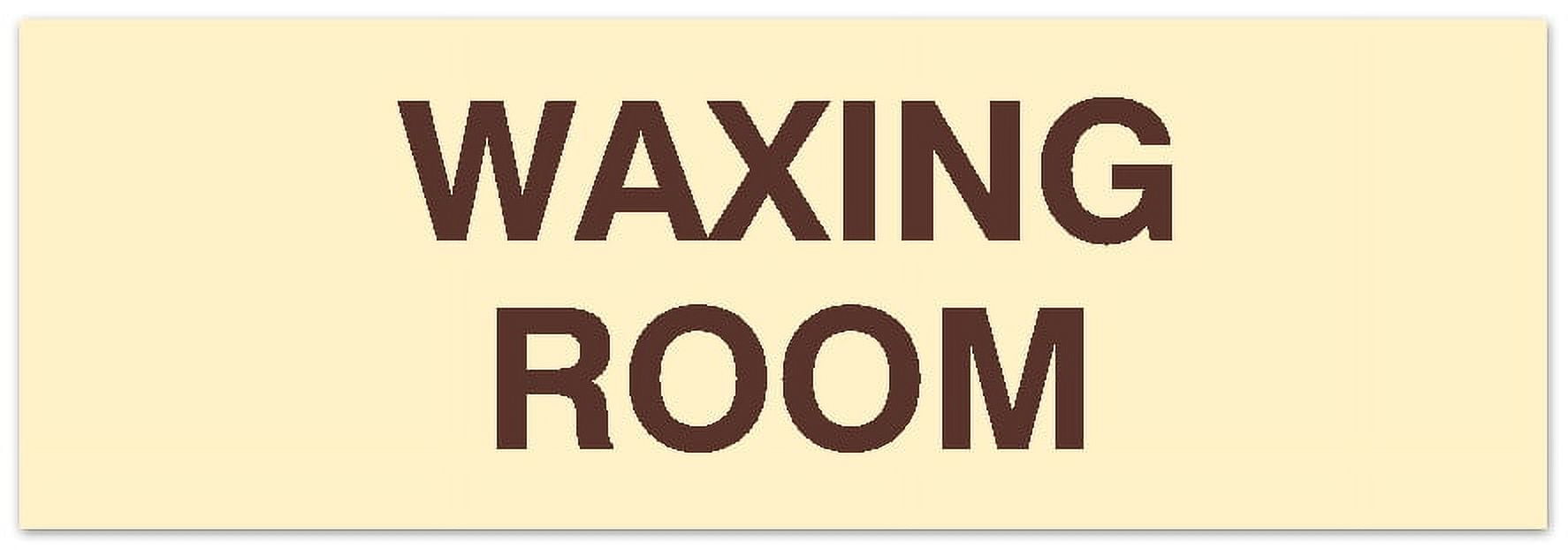 Signs ByLITA Basic Waxing Room Sign - Laser-Engraved Lettering ...