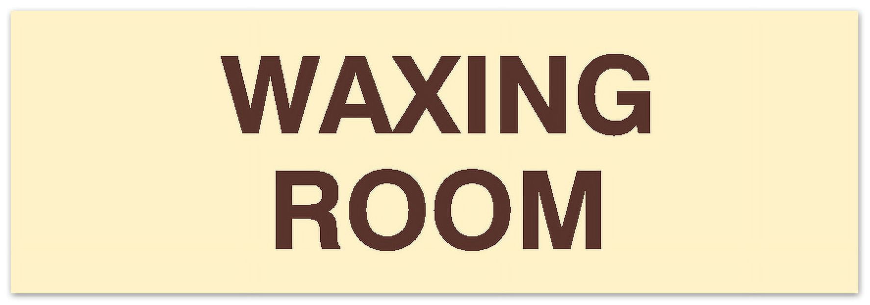 Signs ByLITA Basic Waxing Room Sign - Laser-Engraved Lettering ...