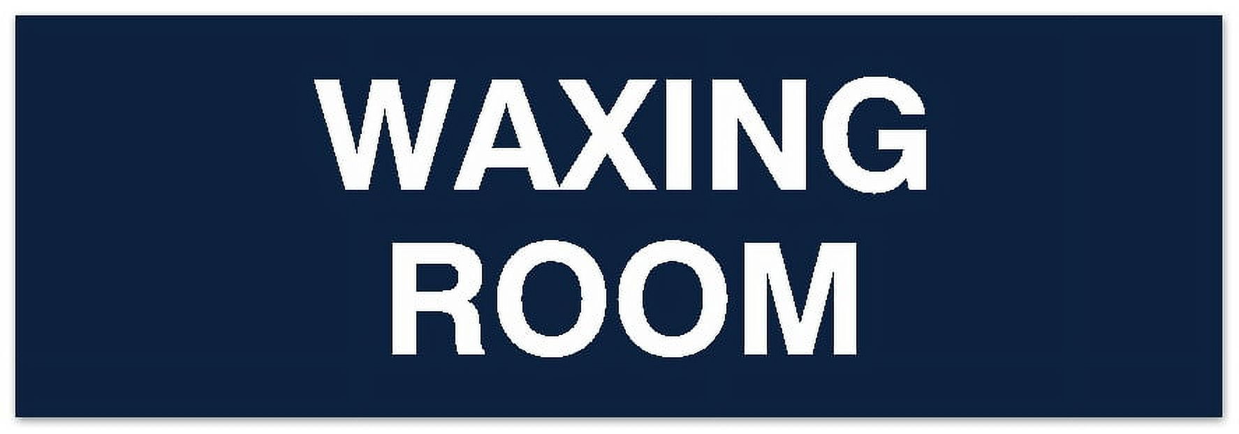 Signs ByLITA Basic Waxing Room Sign - Laser-Engraved Lettering ...