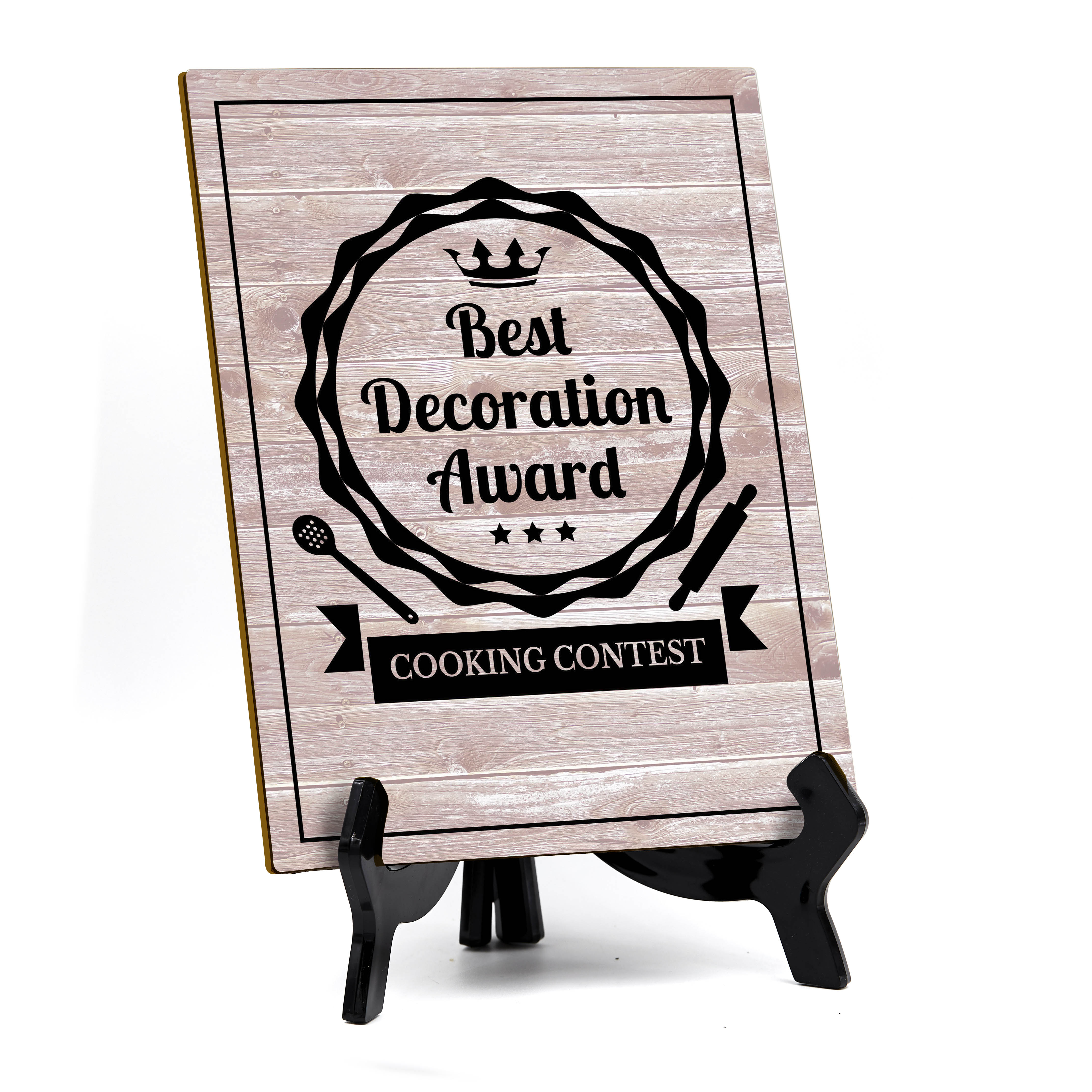 Signs ByLITA Best Decoration Award Cooking Contest, Table Sign with ...