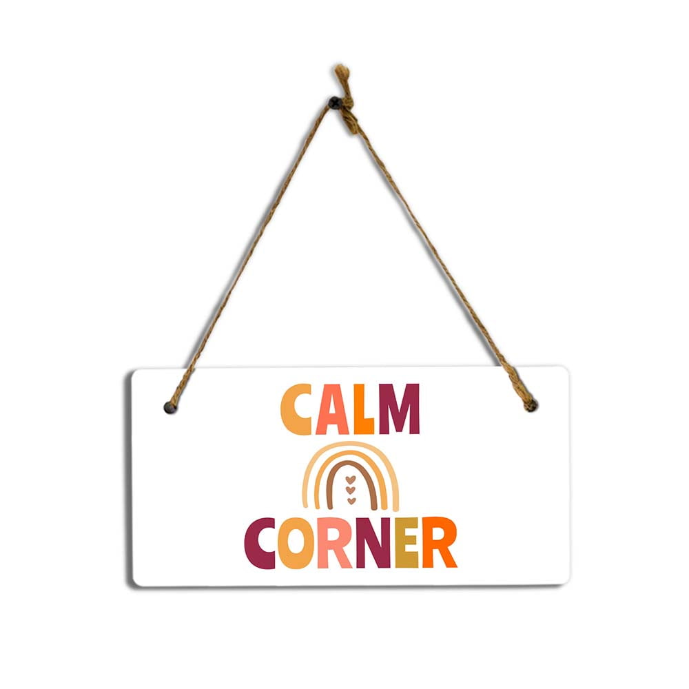 Signs ByLITA Calm Corner 5x10 Hanging Plus Wall or Door Sign ...