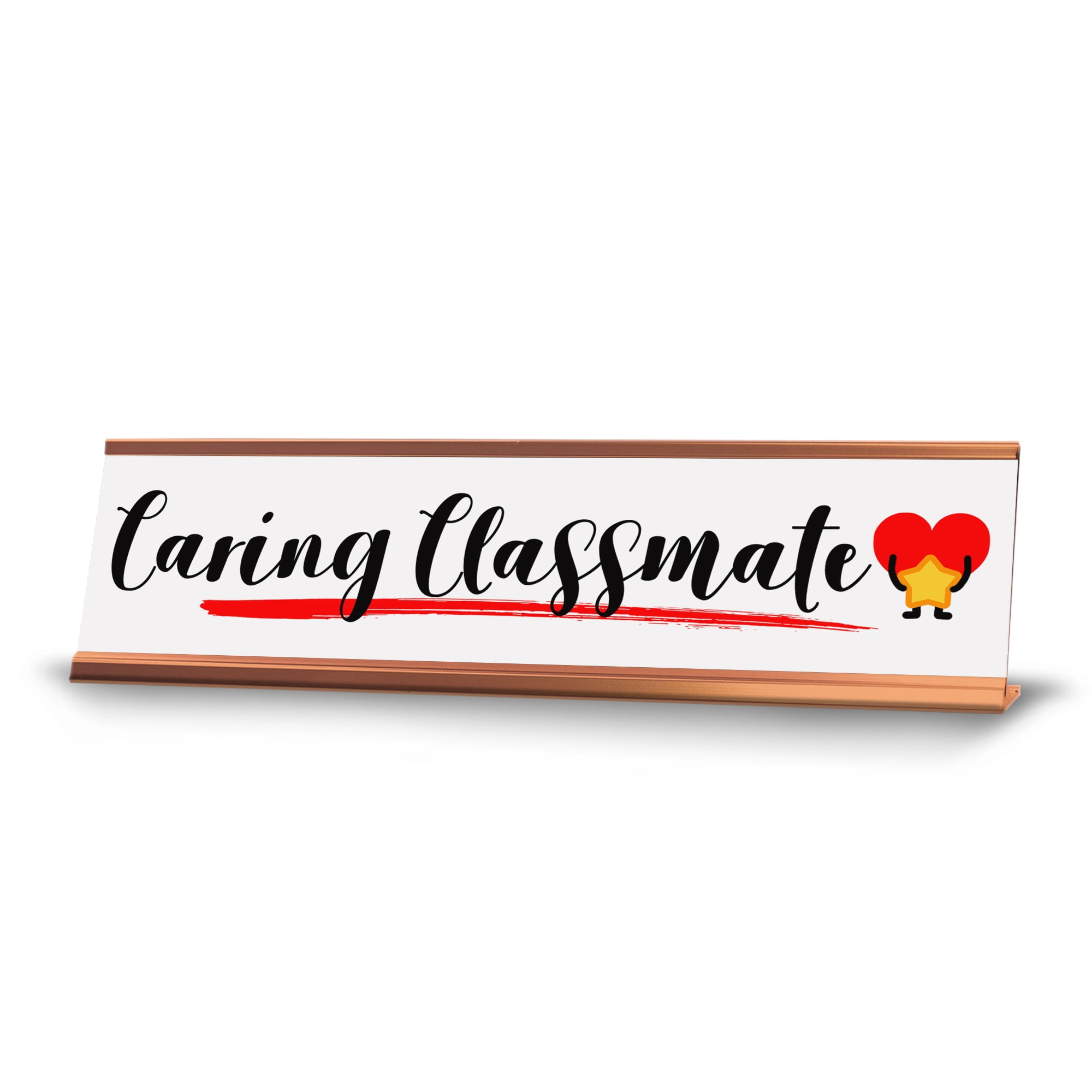 Signs ByLITA Caring Classmate Gold Frame Desk Sign (2x8) - Walmart.com