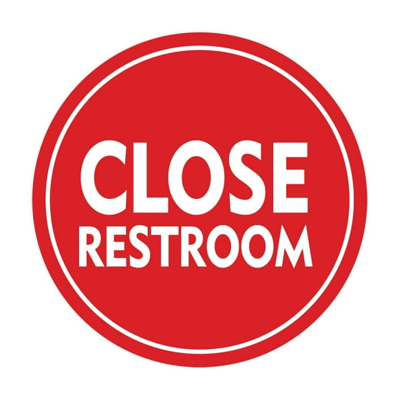 Restroom Closed Signs
