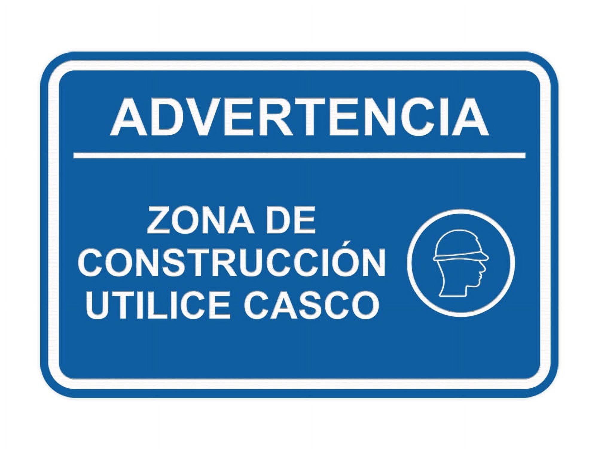 Signs ByLITA Classic Framed Advertencia Zona de construcción Utilice ...