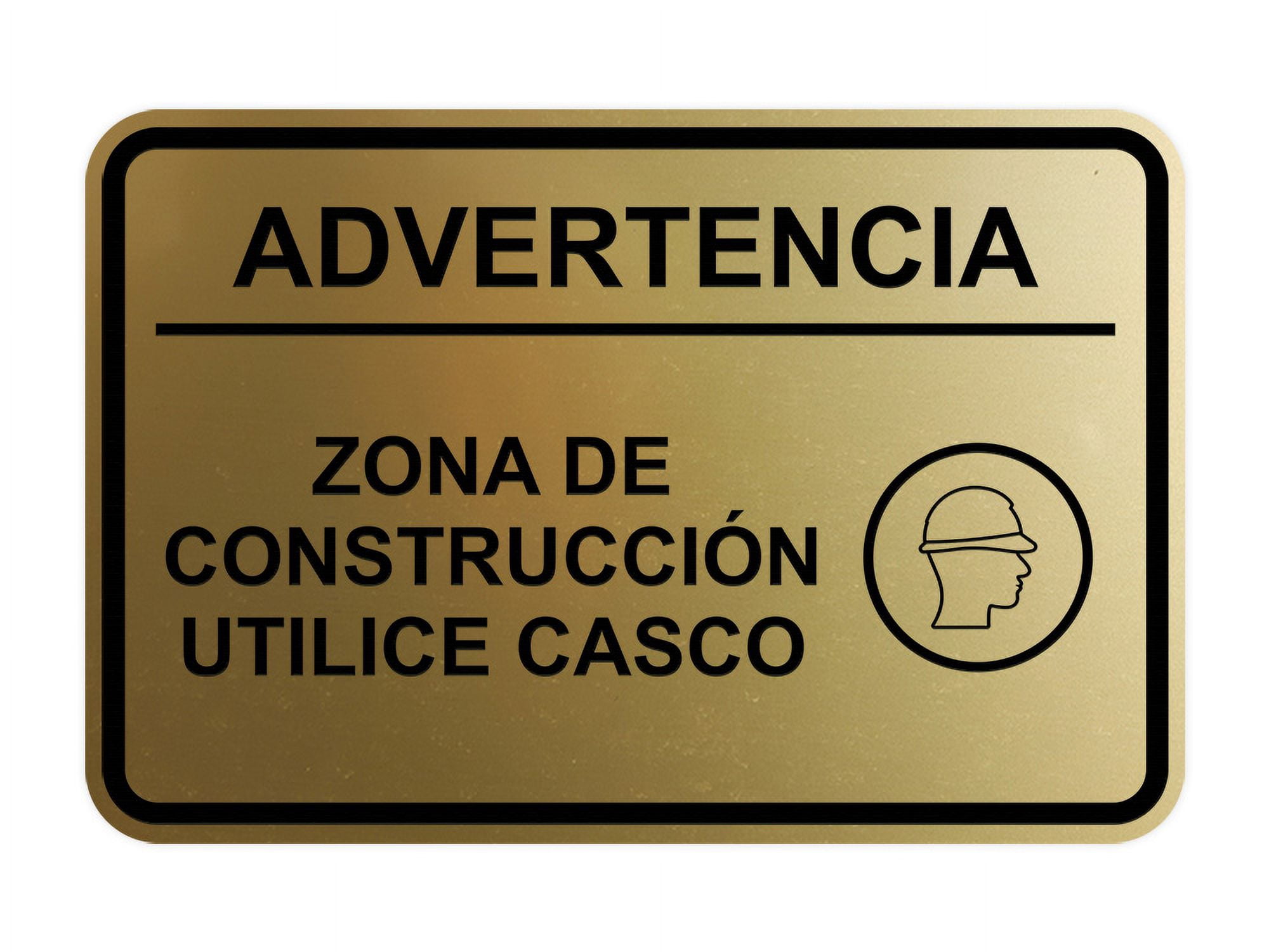Signs ByLITA Classic Framed Advertencia Zona de construcción Utilice ...