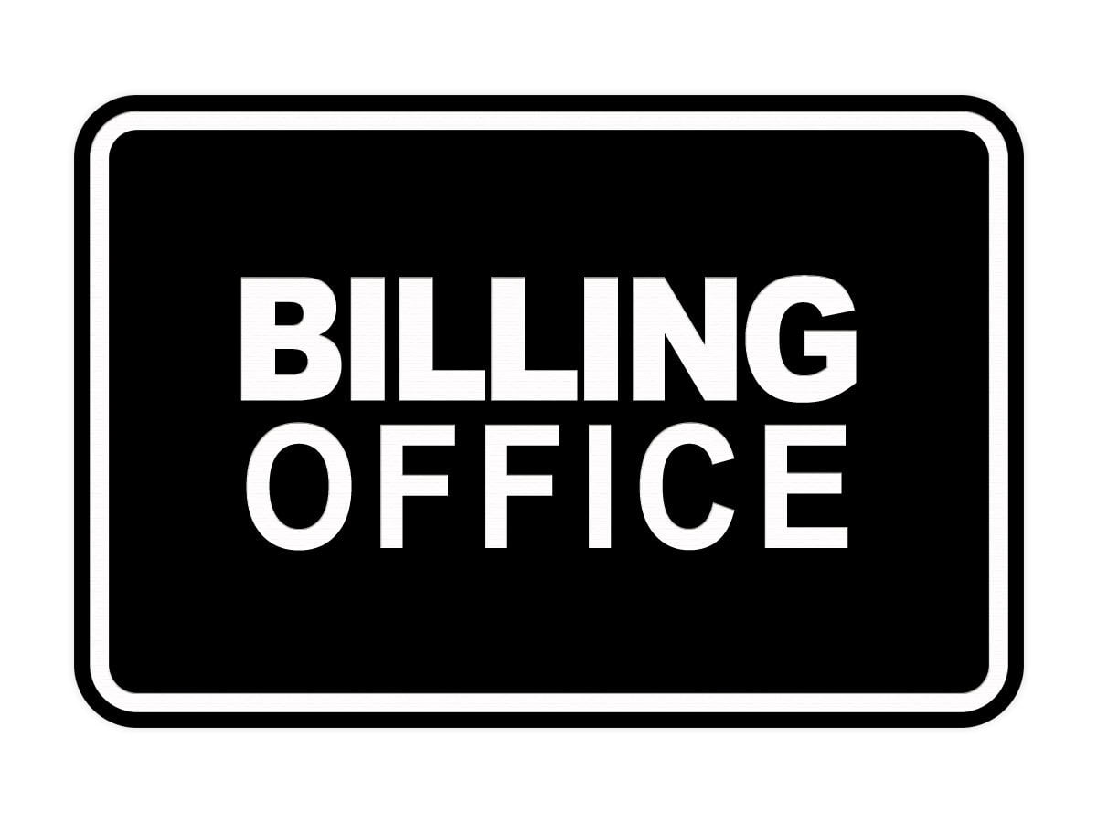 Signs ByLITA Classic Framed Billing Office Sign (Black) - Large ...