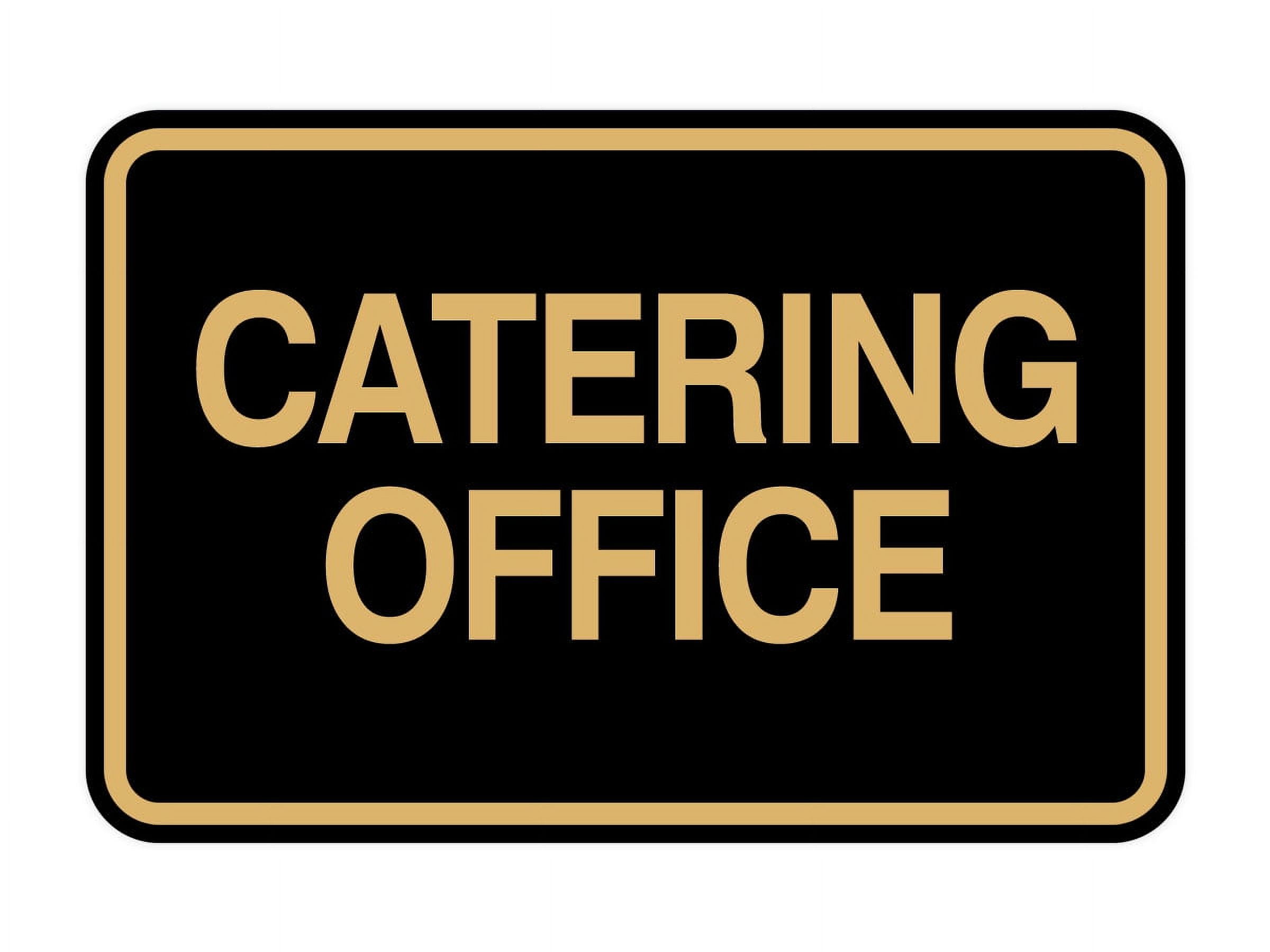 Signs Bylita Classic Framed Catering Office Door Or Wall Sign Easy