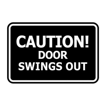 Signs ByLITA Classic Framed, Keep fridge door closed Sign (Ivory/Dark ...