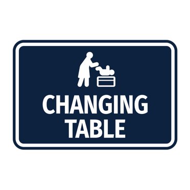 Classic Framed Please Pay Here Sign (White) - Medium - Walmart.com