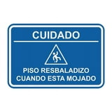 Signs ByLITA Classic Framed Cuidado: Piso Resbaladizo cuando esta ...