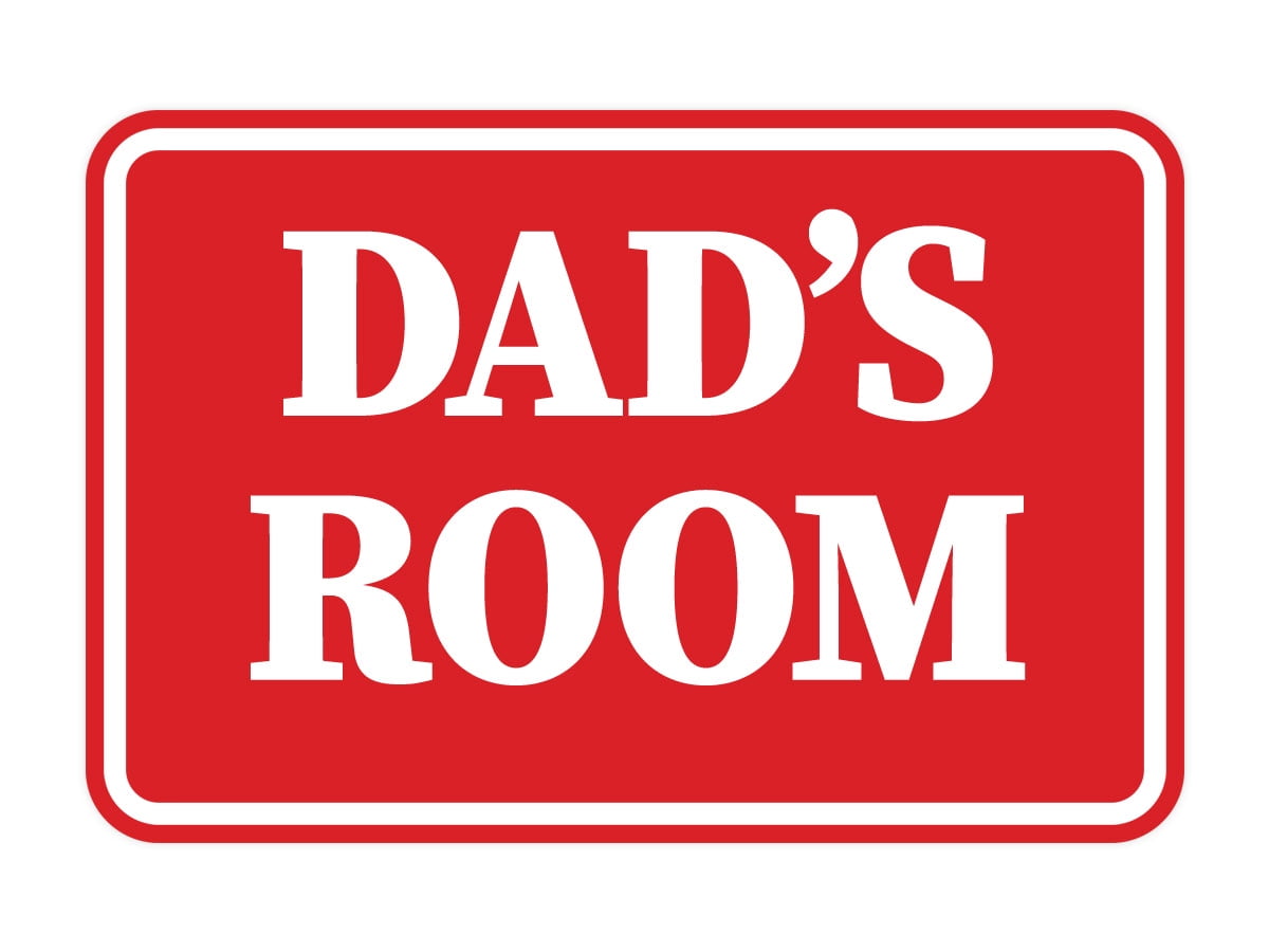 Signs ByLITA Classic Framed Dad's Room Door or Wall Sign Easy ...