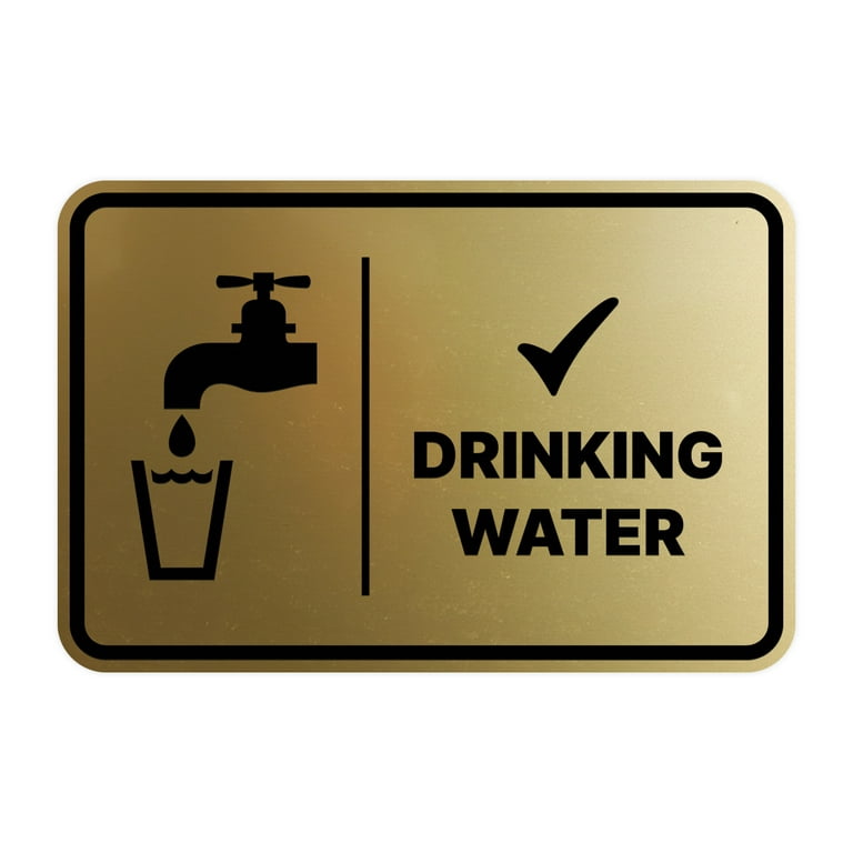 Drinking Water Sign
