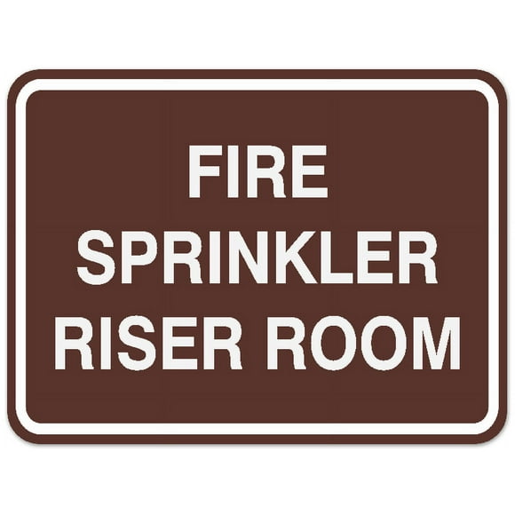 Fire Riser Sign