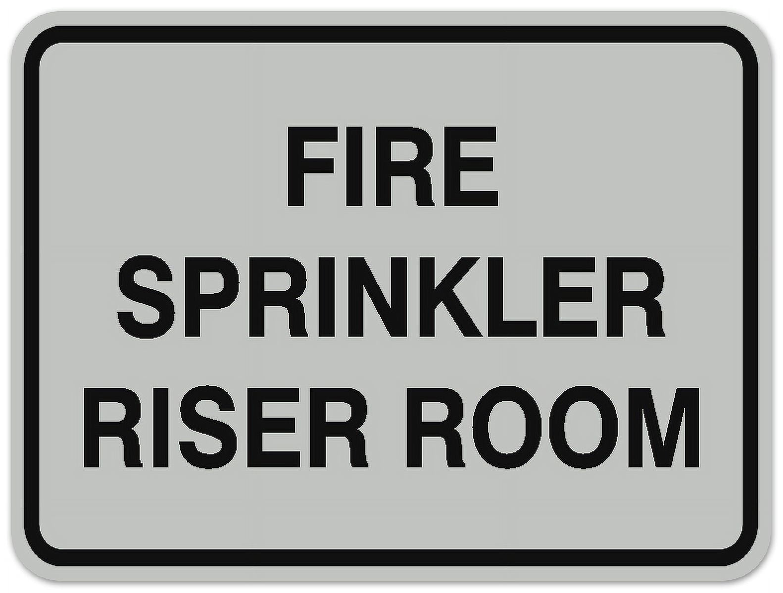 Signs ByLITA Classic Framed FIRE SPRINKLER RISER ROOM Door or Wall Sign ...