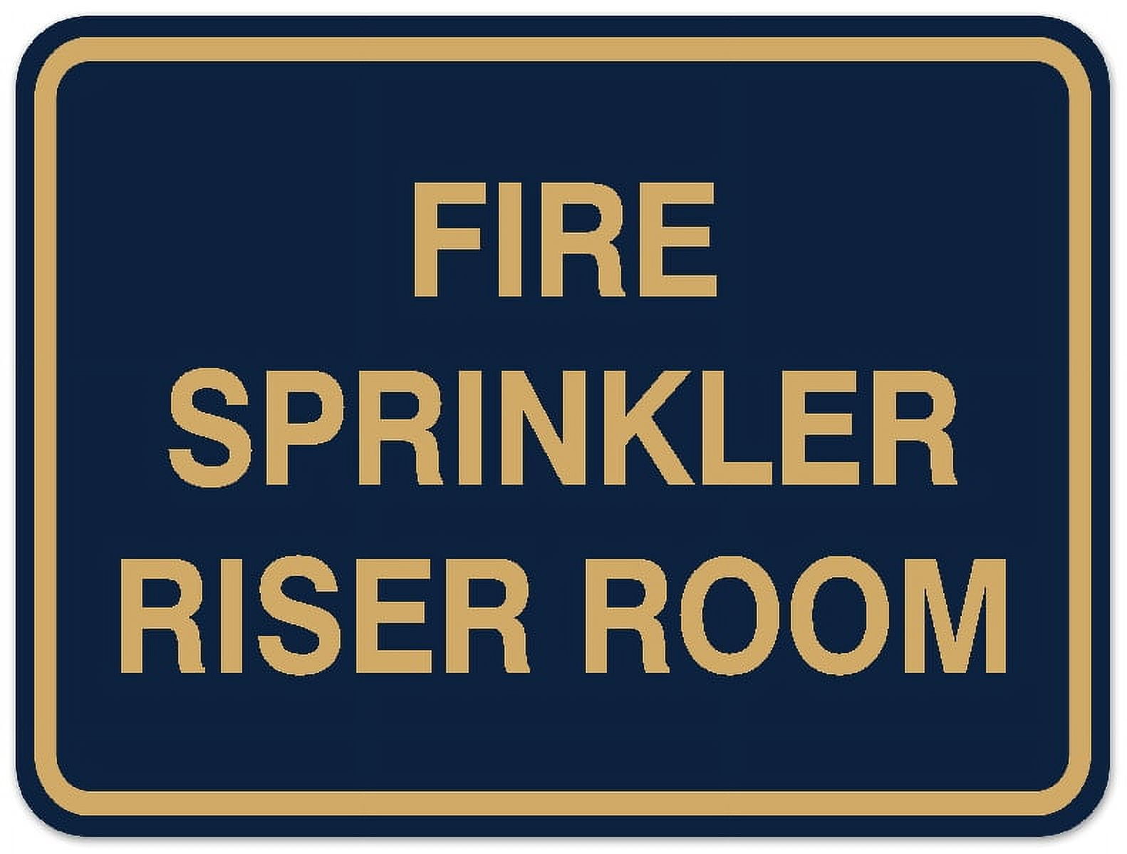 Signs ByLITA Classic Framed FIRE SPRINKLER RISER ROOM Door or Wall Sign ...