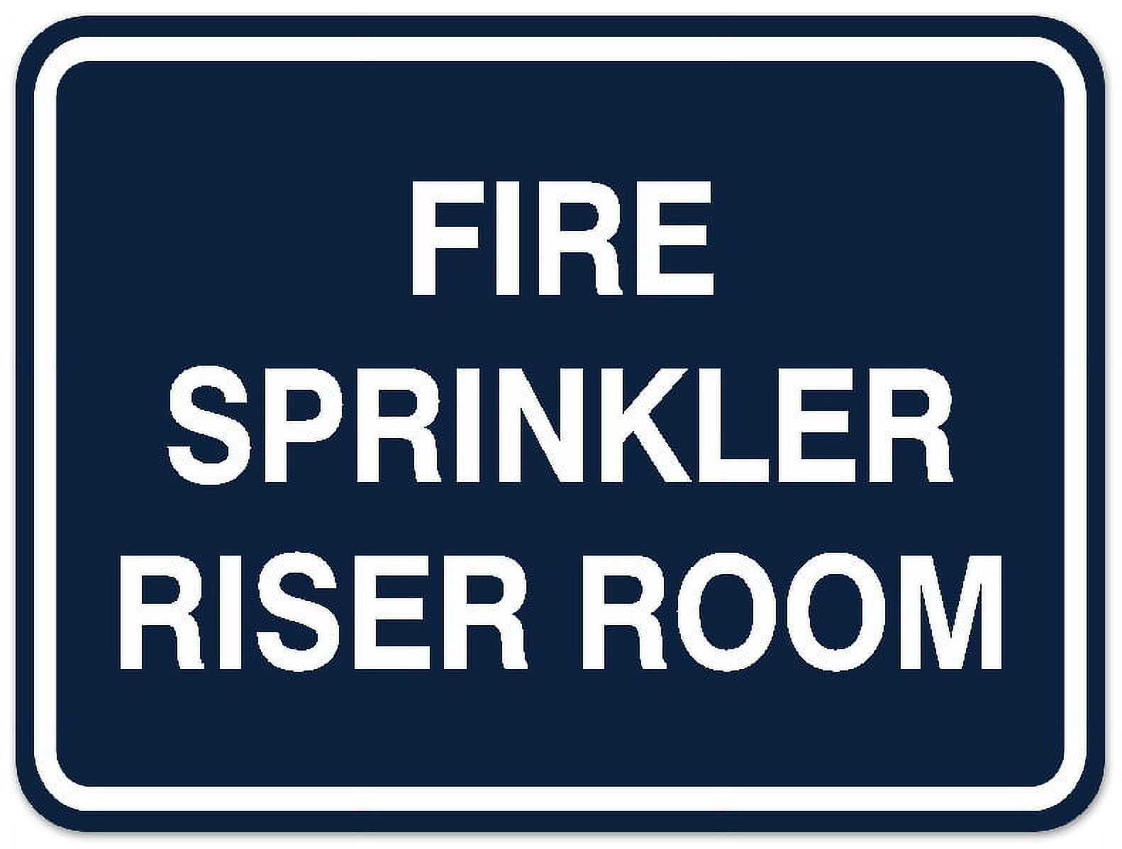 Signs ByLITA Classic Framed FIRE SPRINKLER RISER ROOM Door or Wall Sign ...