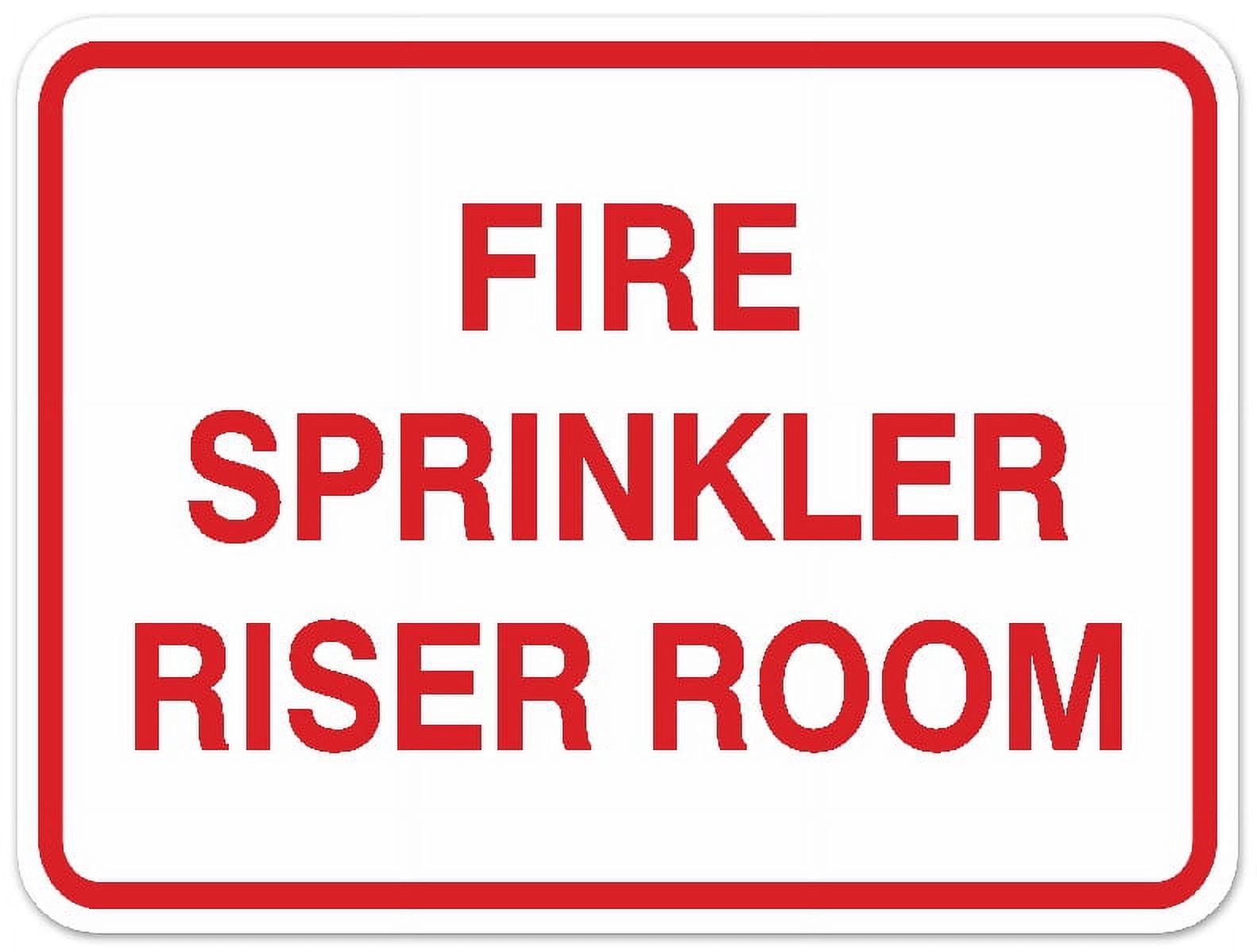 Signs ByLITA Classic Framed FIRE SPRINKLER RISER ROOM Door or Wall Sign ...