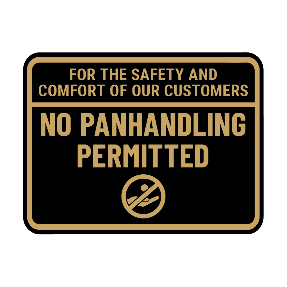 Signs ByLITA Classic Framed For the Safety and Comfort of Our Customers ...