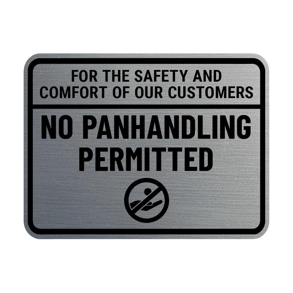 Signs ByLITA Classic Framed For the Safety and Comfort of Our Customers ...