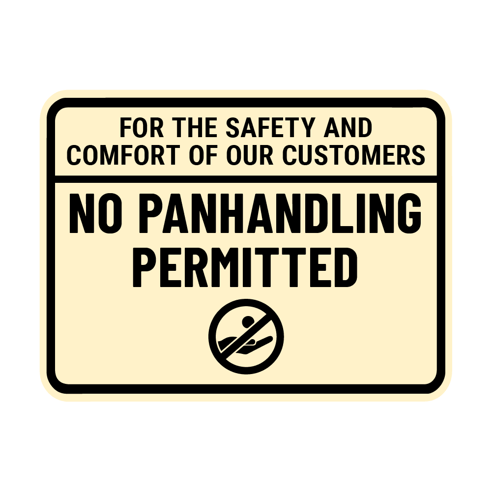 Signs ByLITA Classic Framed For the Safety and Comfort of Our Customers ...