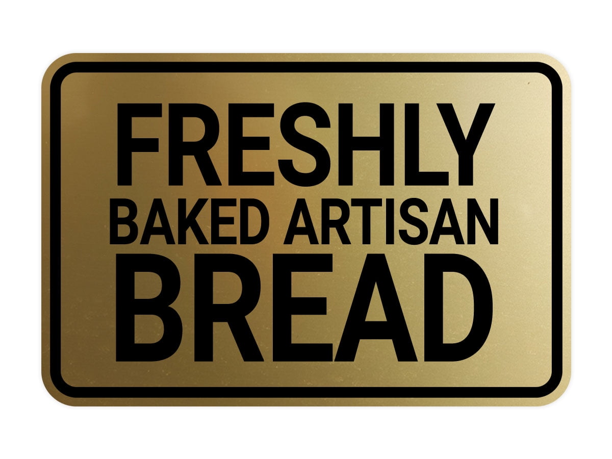 Signs ByLITA Classic Framed Freshly Baked Artisan Bread Door or Wall ...