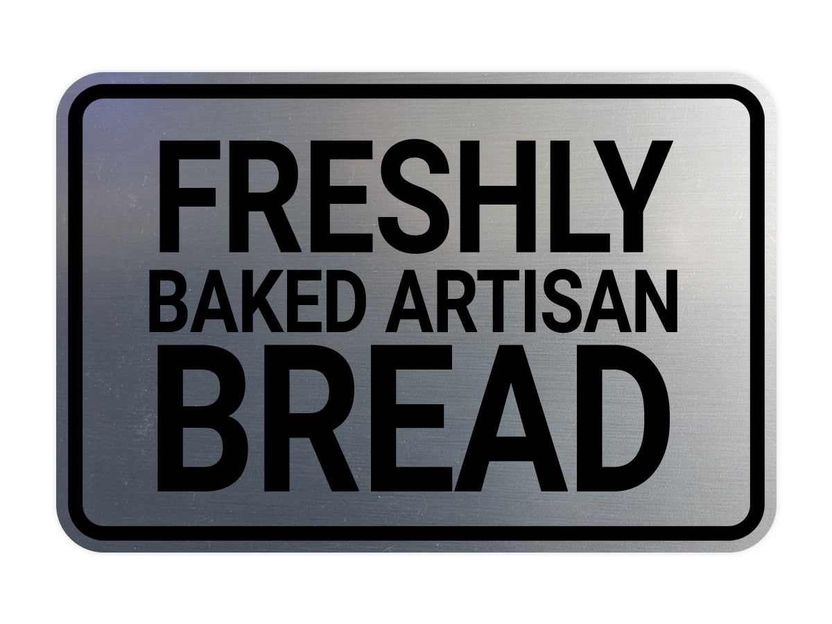Signs ByLITA Classic Framed Freshly Baked Artisan Bread Door or Wall ...