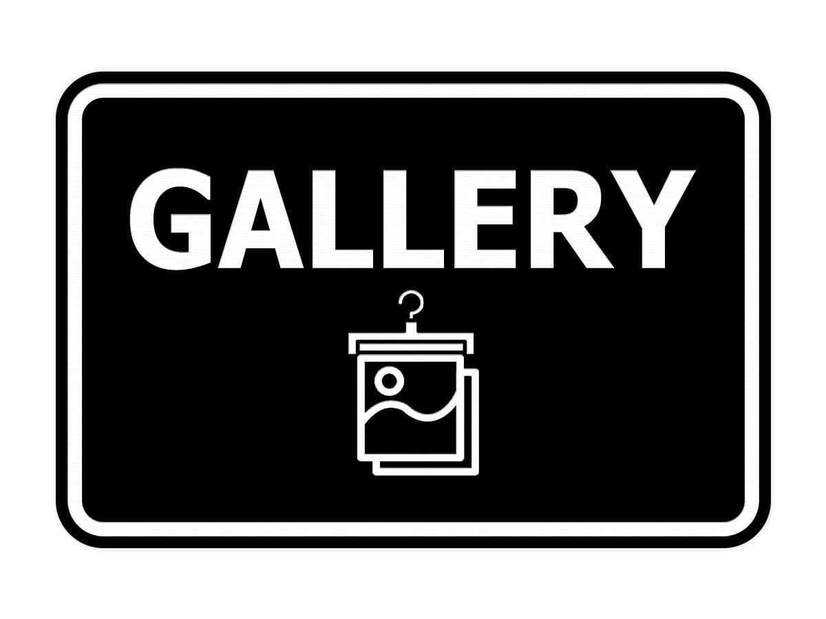 Signs ByLITA Classic Framed Gallery Sign (Black) - Small - Walmart.com